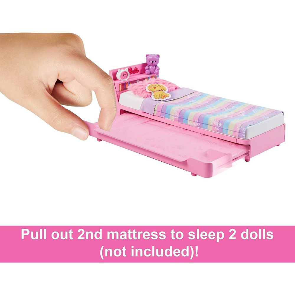 Barbie - Quarto Minha Primeira Barbie Hora de Dormir Hmm64 - MP Brinquedos