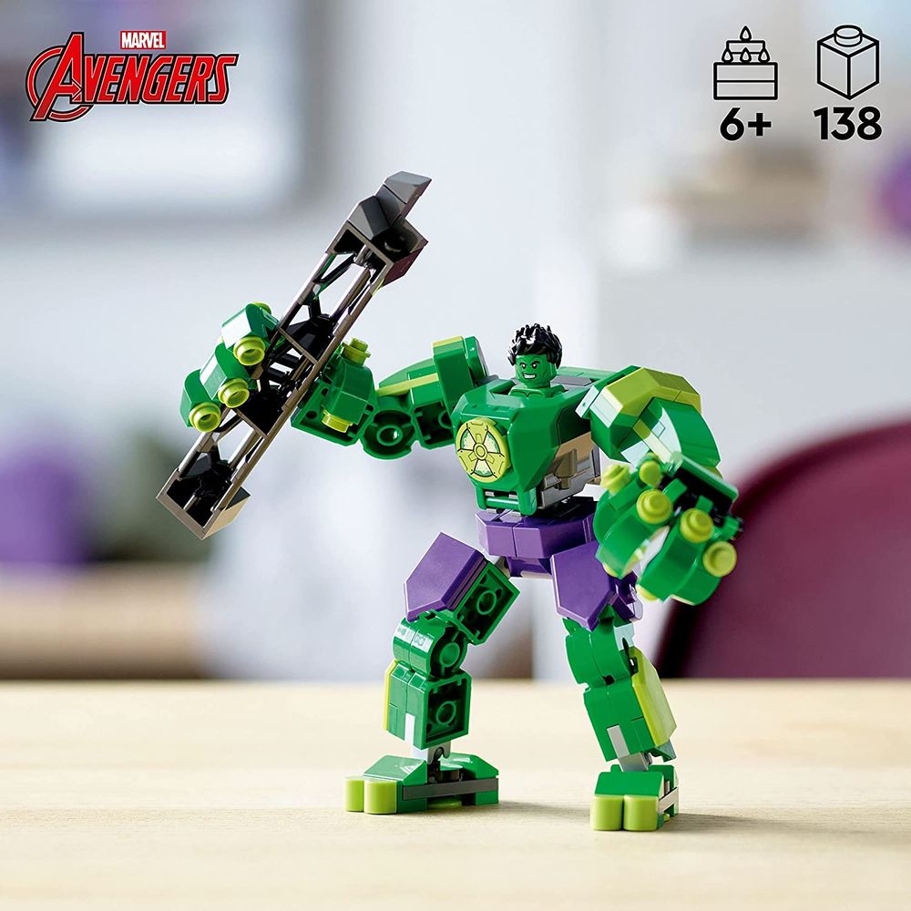 76241 Lego Marvel - Armadura Robô do Hulk - MP Brinquedos