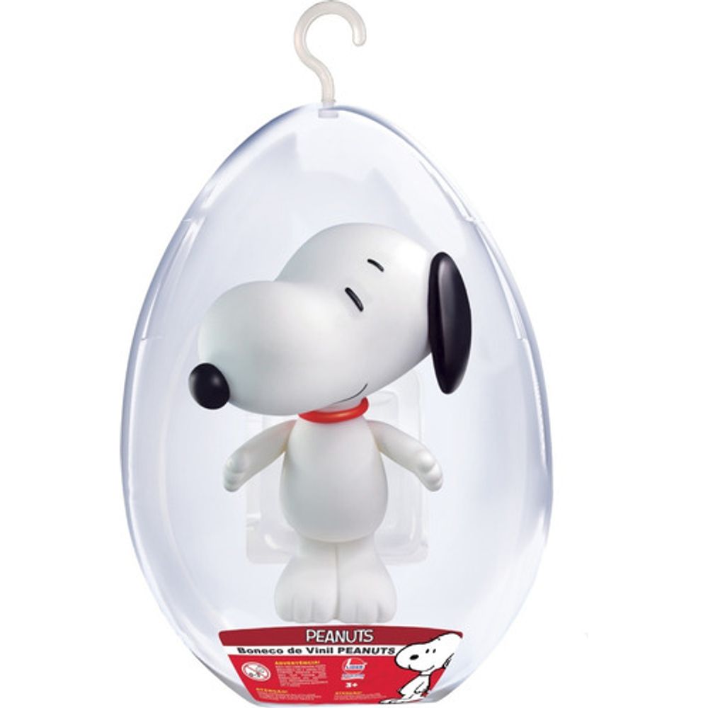 Snoopy - Boneco de Vinil No Ovo - Snoopy - Lider - MP Brinquedos