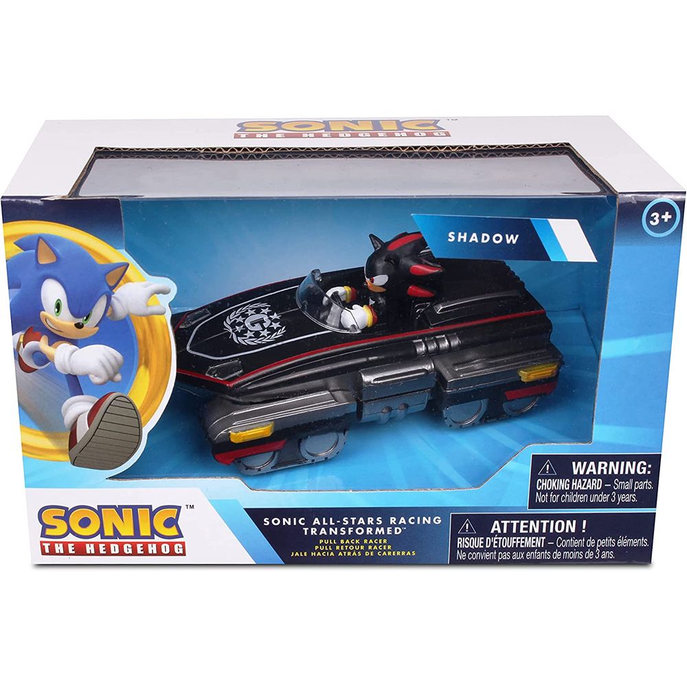 Sonic - Carro Shadow Pull Back Racer - Fun - MP Brinquedos
