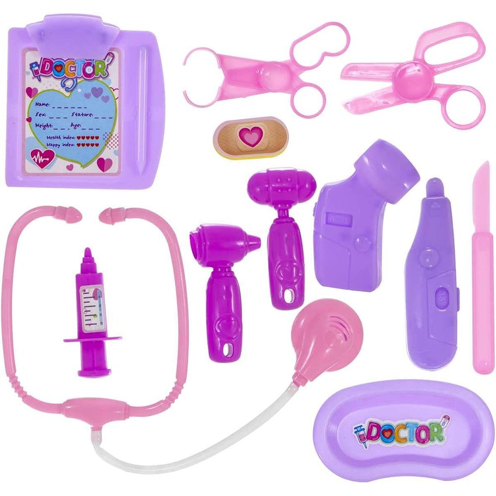 Kit Médica com 11 Acessórios - Art Brink - MP Brinquedos