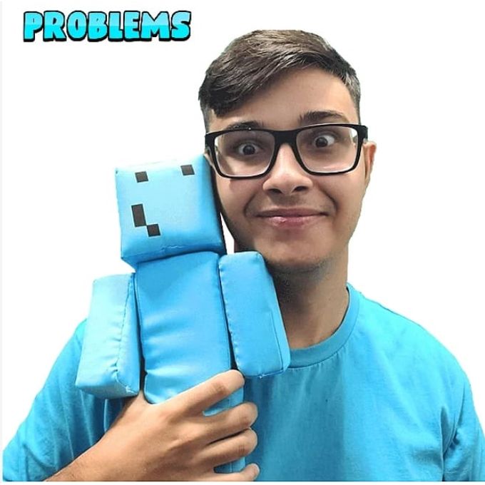 Boneco Problems Youtuber - MP Brinquedos