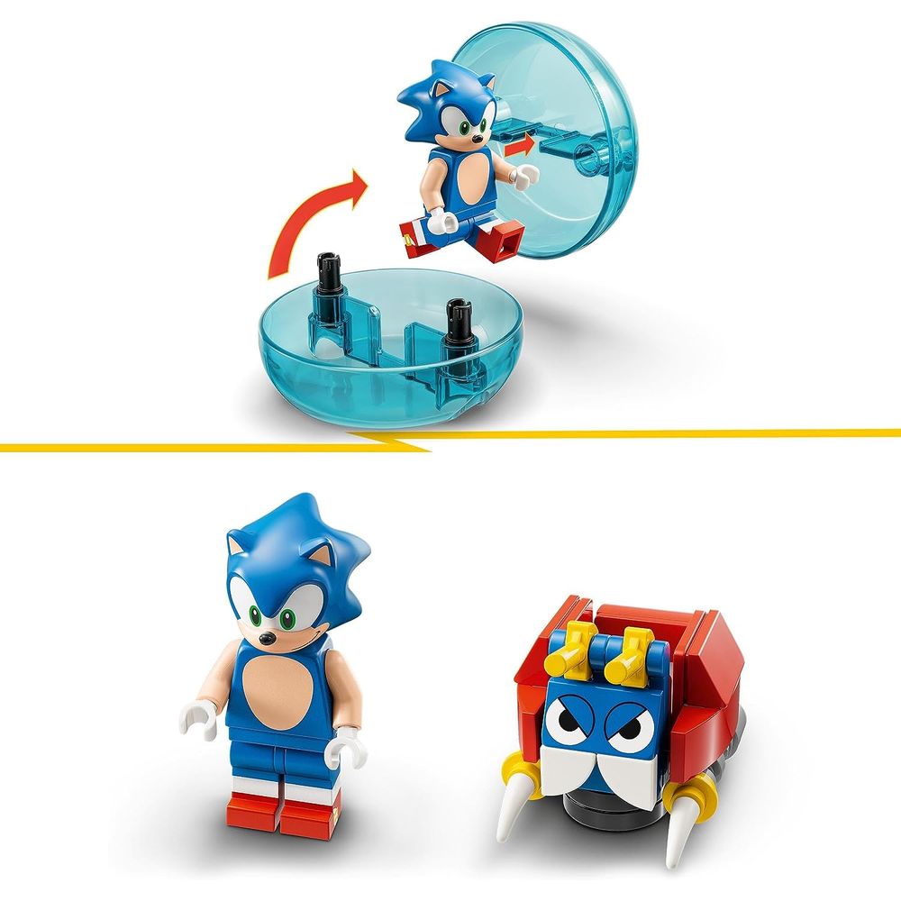 76990 Lego Sonic - Desafio da Esfera de Velocidade do Sonic - MP Brinquedos
