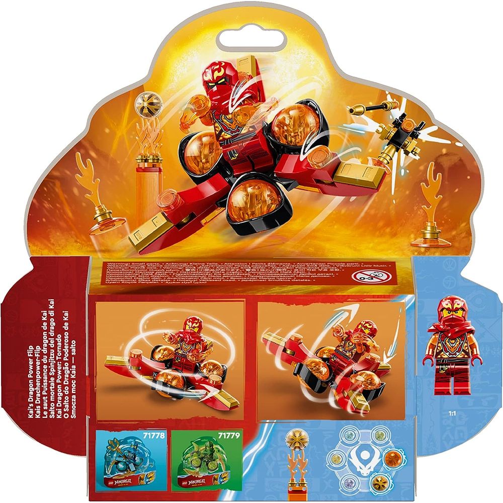 71777 Lego Ninjago - Giro Spinjitzu do Poder do Dragão de Kai - MP ...