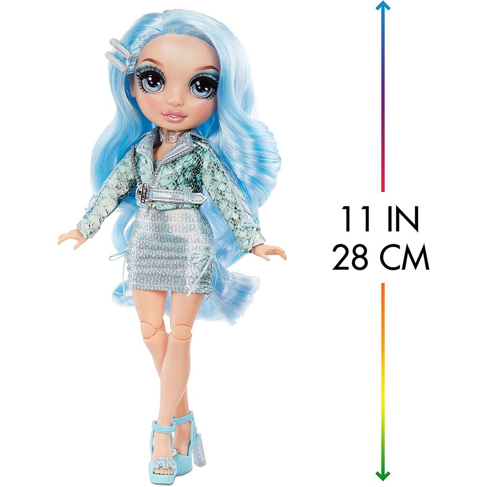 Boneca Rainbow High Core - Gabriella Icely (azul) - MP Brinquedos
