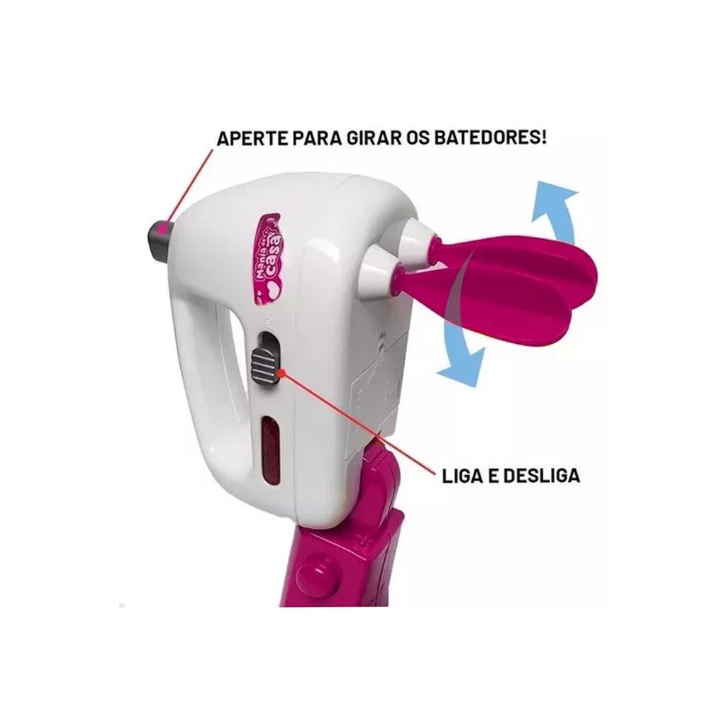 Batedeira Infantil - Mania de Casa - Dm Toys - MP Brinquedos