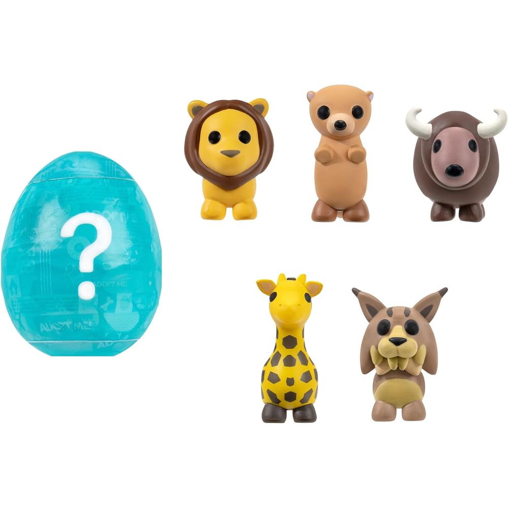 Adopt Me - Pack com 6 Figuras - Animais de Estimação - Fauna - Sunny ...