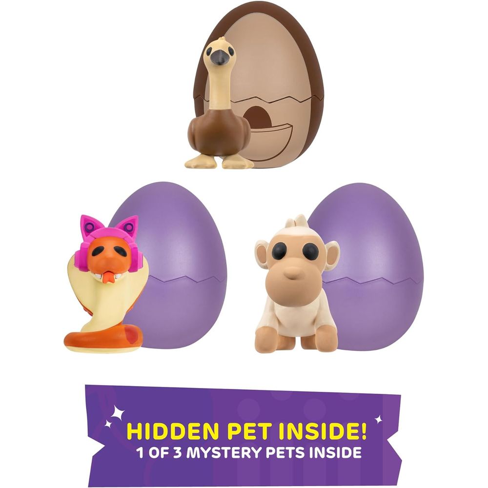 Adopt Me - Pack com 6 Figuras - Animais de Estimação - Fauna - Sunny ...