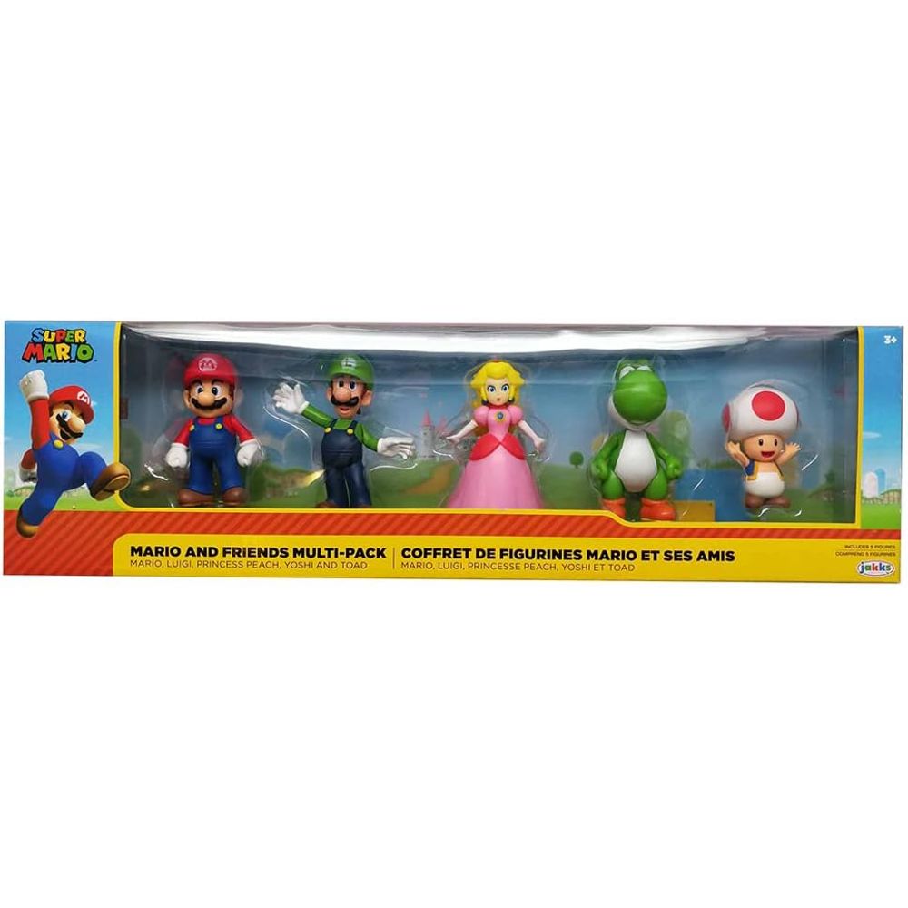 Super Mario - Pack 5 Figuras 7cm - Sunny - MP Brinquedos