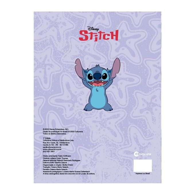 Livro Stitch - Ler e Colorir - Culturama - MP Brinquedos